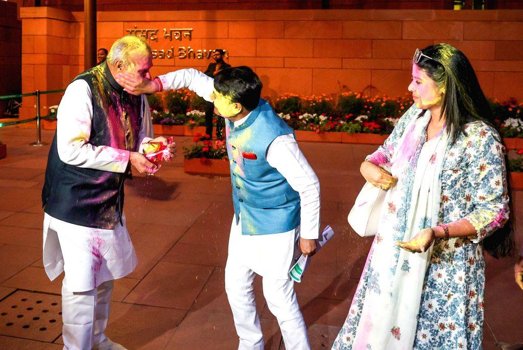 Holi Celebrations at Parliament