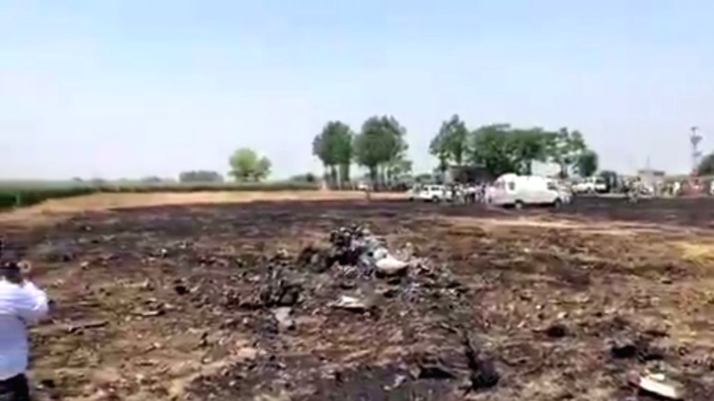 IAF fighter aircraft crashes in Punjab