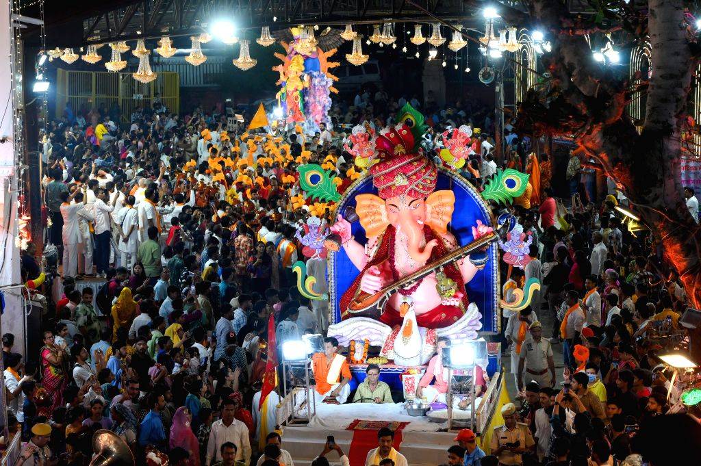 Huge Ganesh Procession