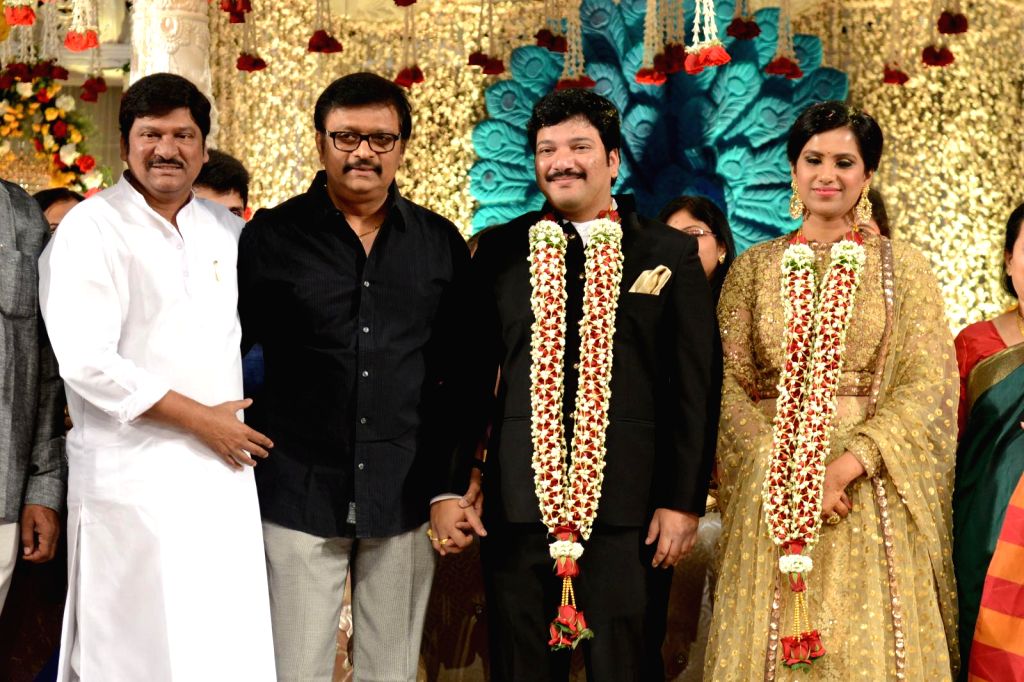 Rajendra Prasad's Son Balaji and Siva Shankari marriage Reception