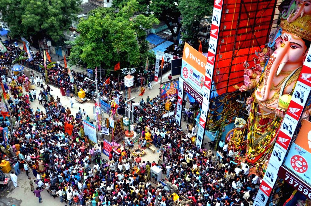 Ganesh procession underway in Telangana amid tight security