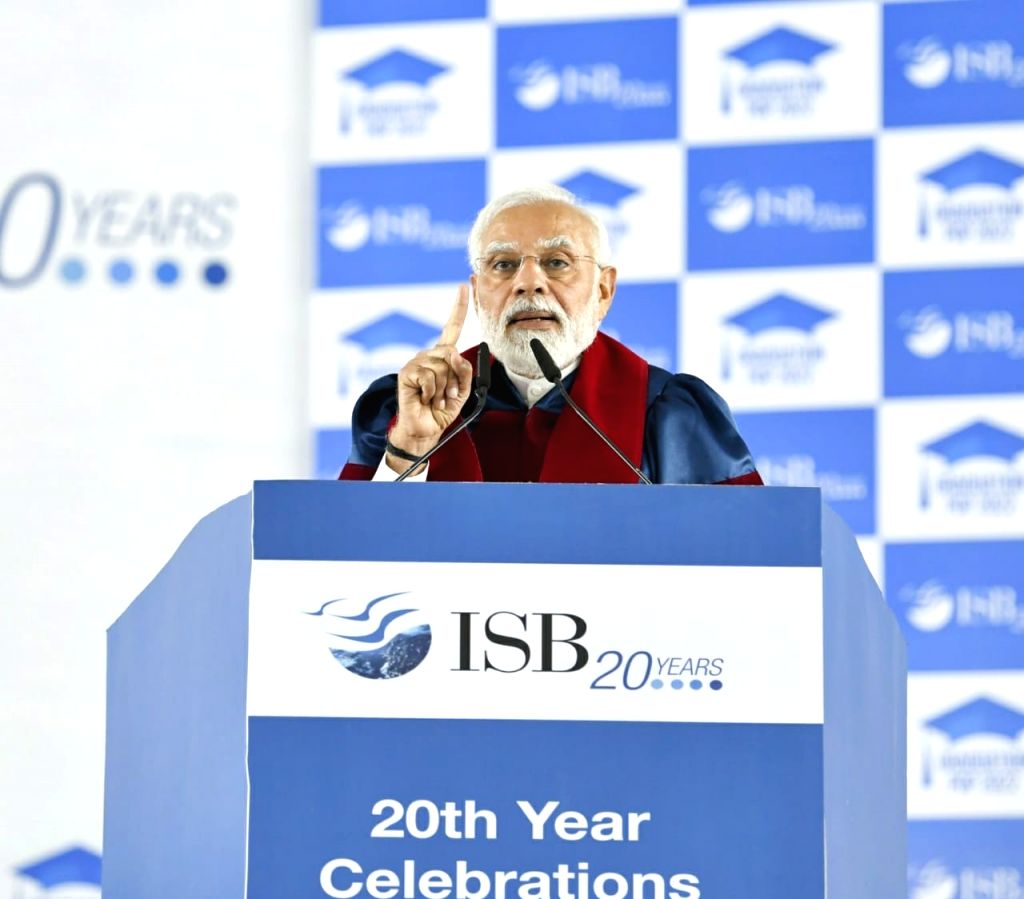 Prime Minister Narendra Modi addresses the graduation ceremony of the ...