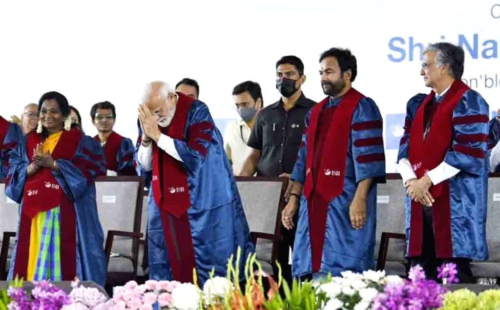 Prime Minister Narendra Modi during graduation ceremony.