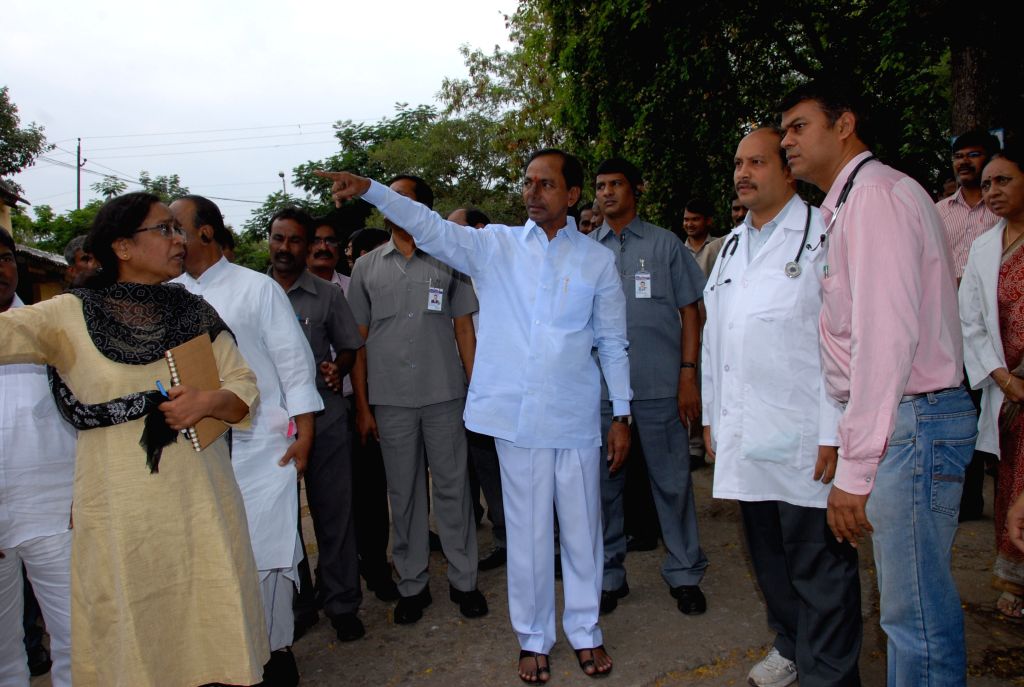 Telangana CM visits Government Fever Hospital