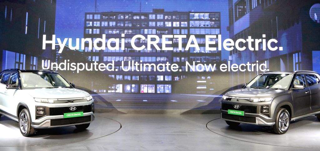 Hyundai Motor India Limited CEO Unsoo Kim unveils the Creta Electric at ...