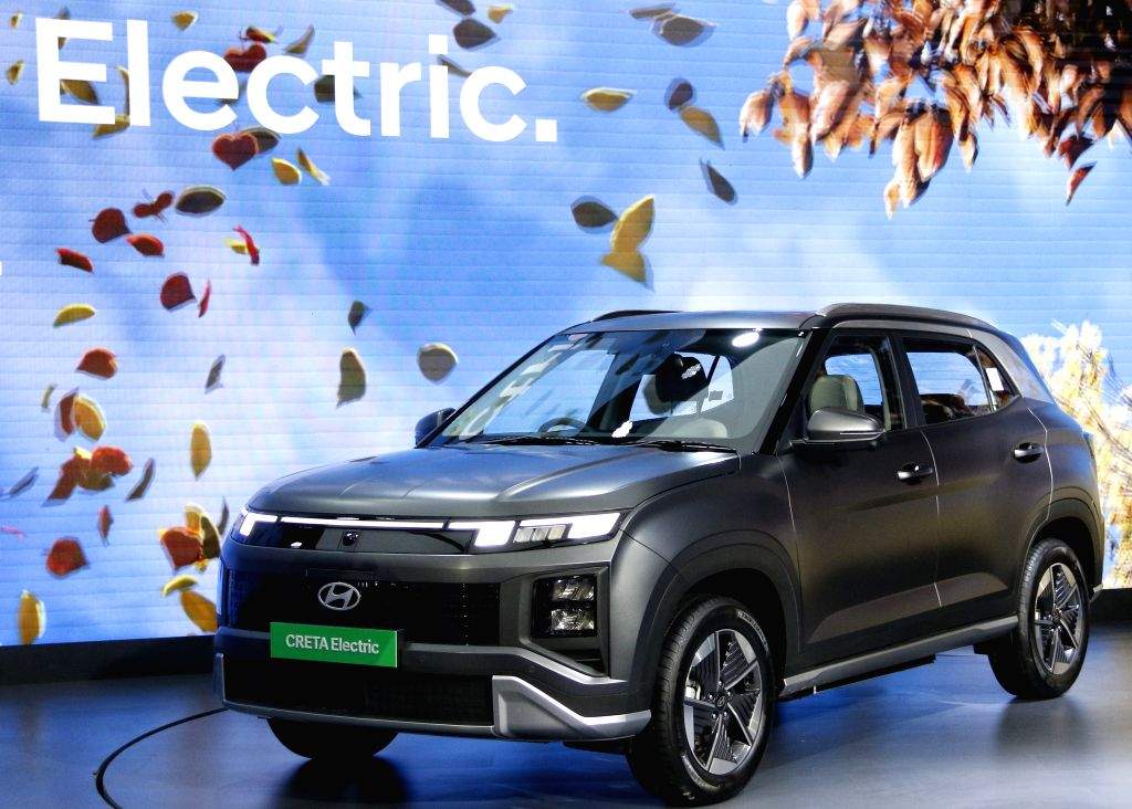 Hyundai Motor India Limited CEO Unsoo Kim unveils the Creta Electric at ...