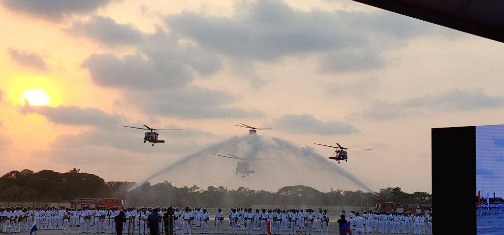 INAS 334 'Seahawks', the IndianNavy's first MH 60R Squadron was ...