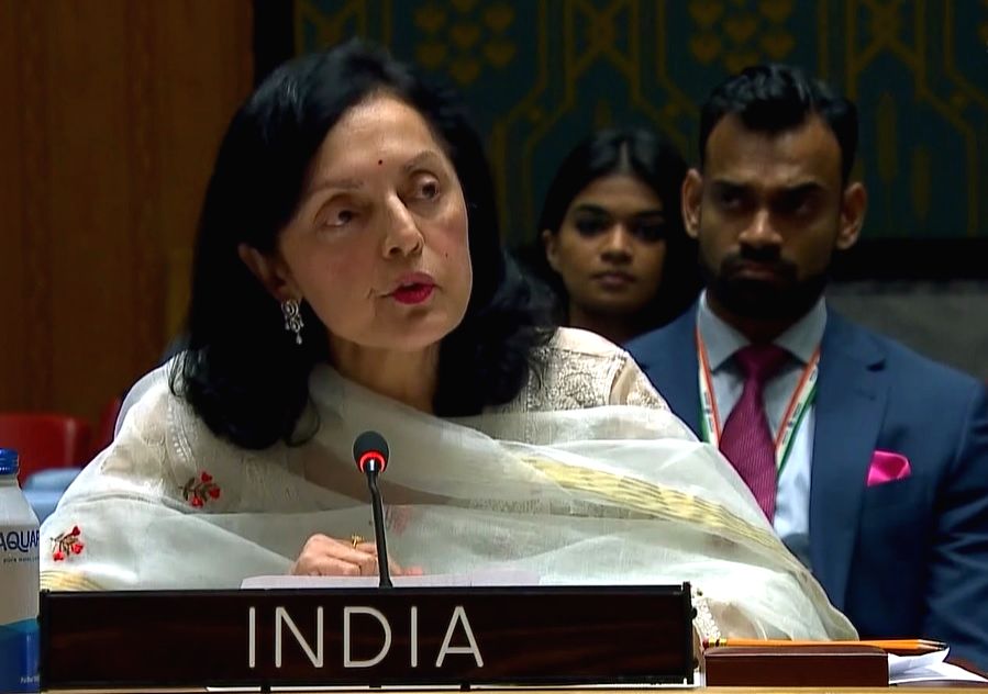 Free Photo:India's Permanent Representative Ruchira Kamboj speaks at ...