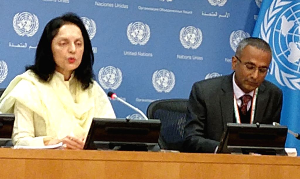 Free photo :India's Permanent Representative Ruchira Kamboj speaks at a ...