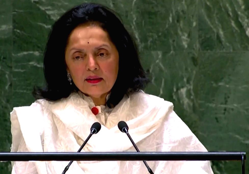Free Photo :India's Permanent Representative Ruchira Kamboj introduces ...