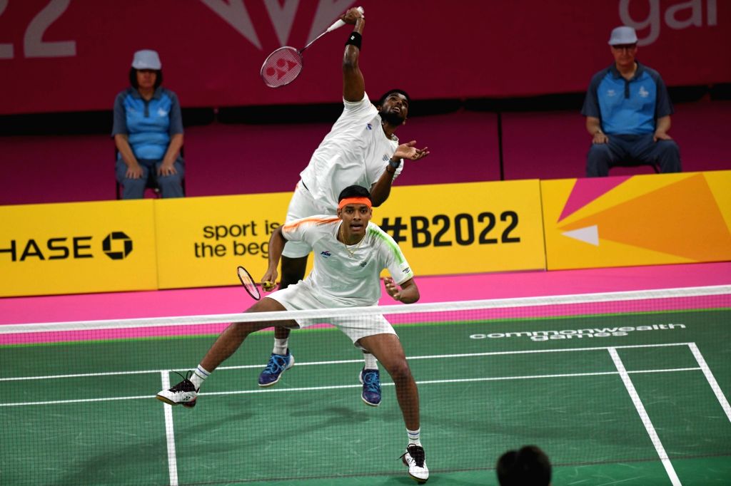India's Satwik Sairaj Rankireddy, and Chandrashekhar Shetty during the ...