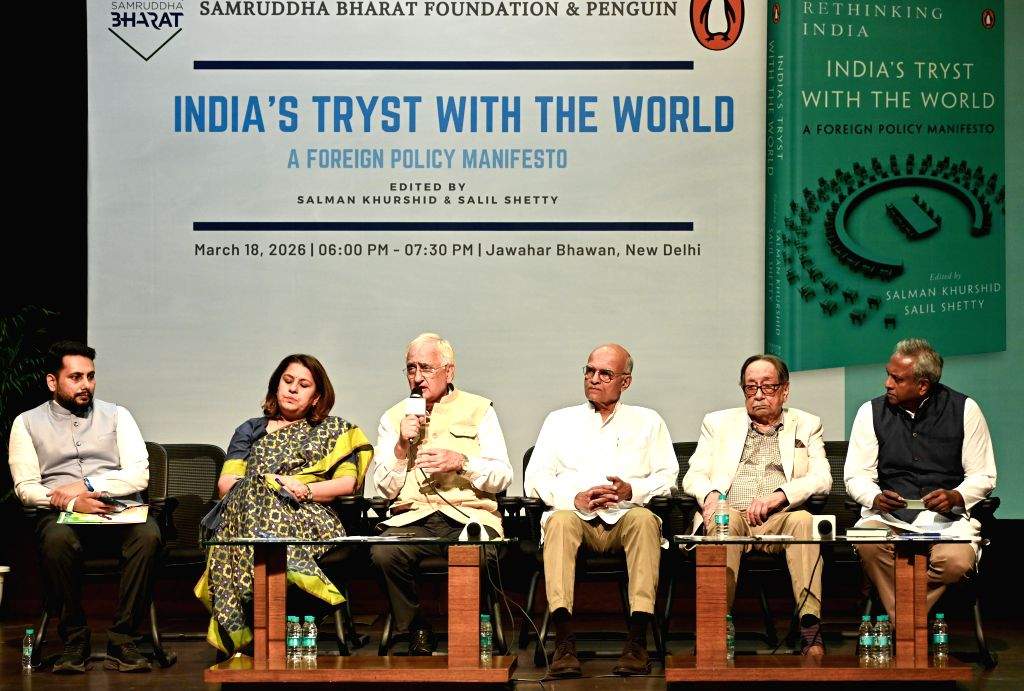 “India’s Tryst With The World” book launched in New Delhi