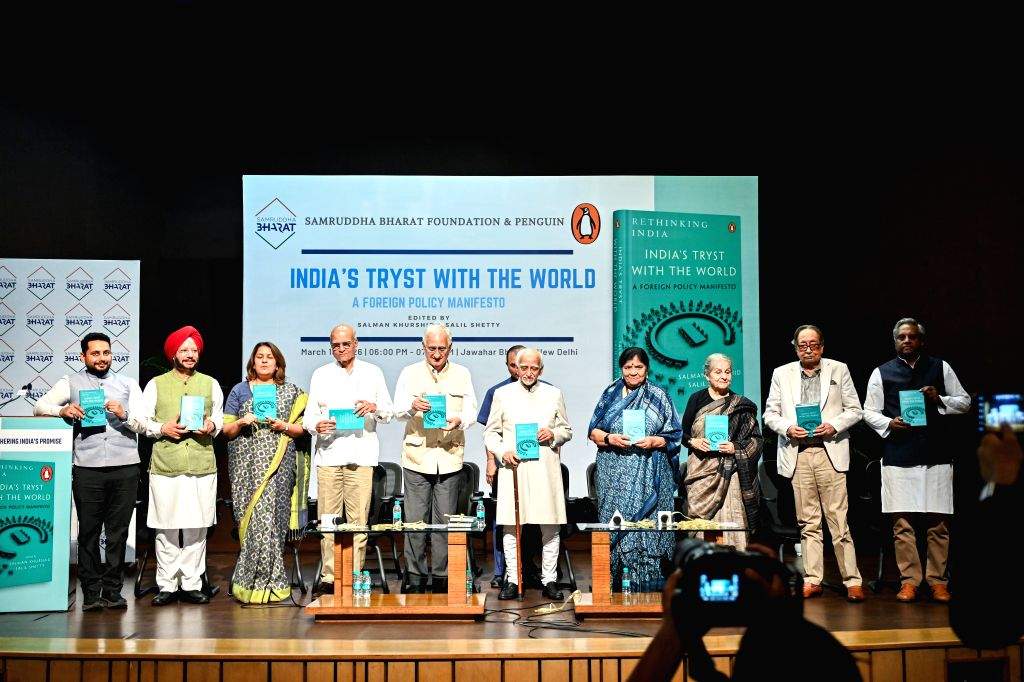 “India’s Tryst With The World” book launched in New Delhi