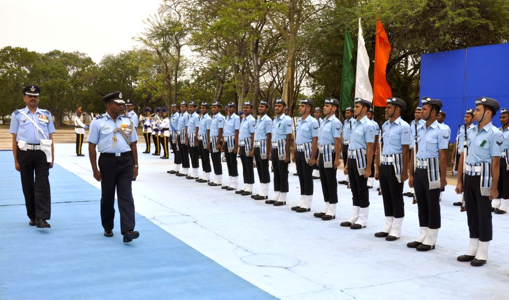 Air Marshal P Kanakaraj visits Avadi Air Force Station