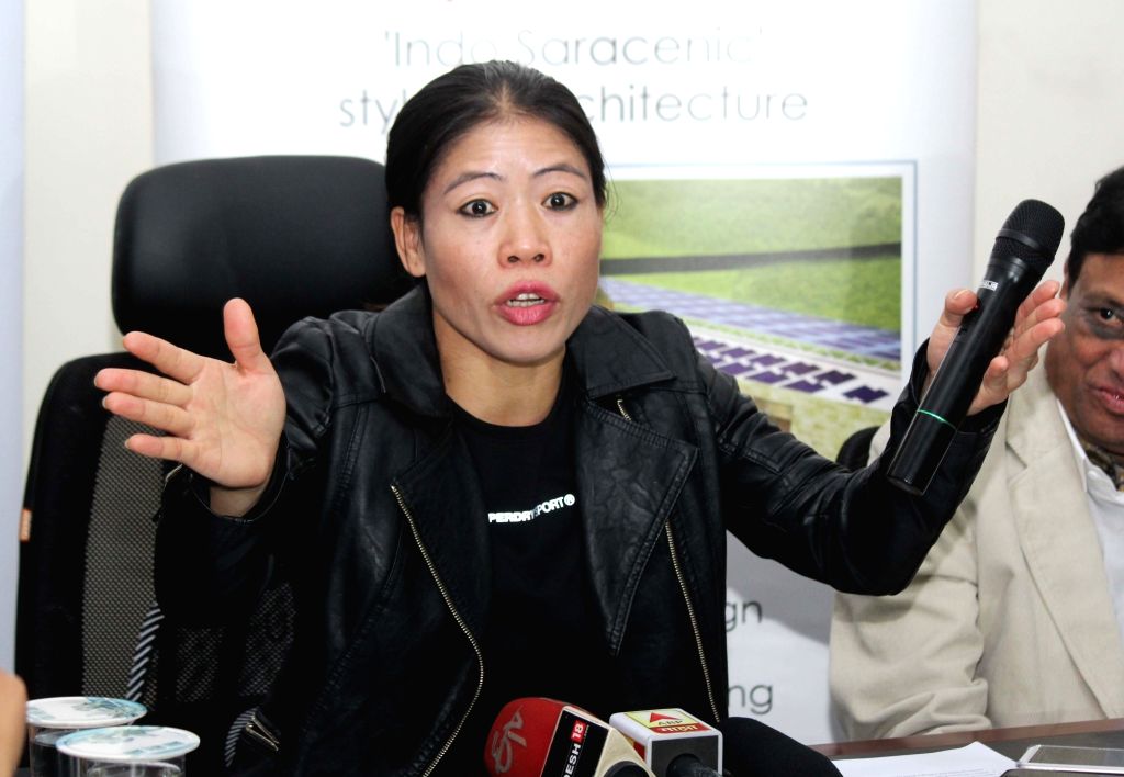 MC Mary Kom's press conference
