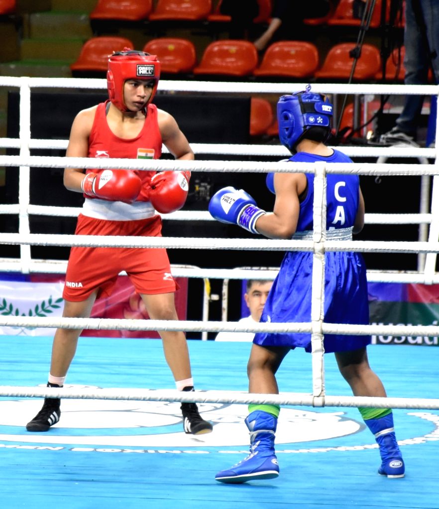 Asian Boxing Championships - Nikhat Zareen Vs Srey Pov Nao