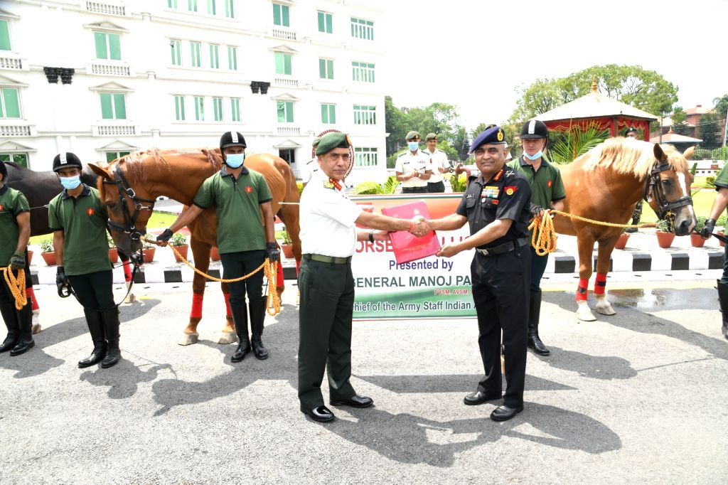 Indian COAS hands over non-lethal equipments to Nepali Army