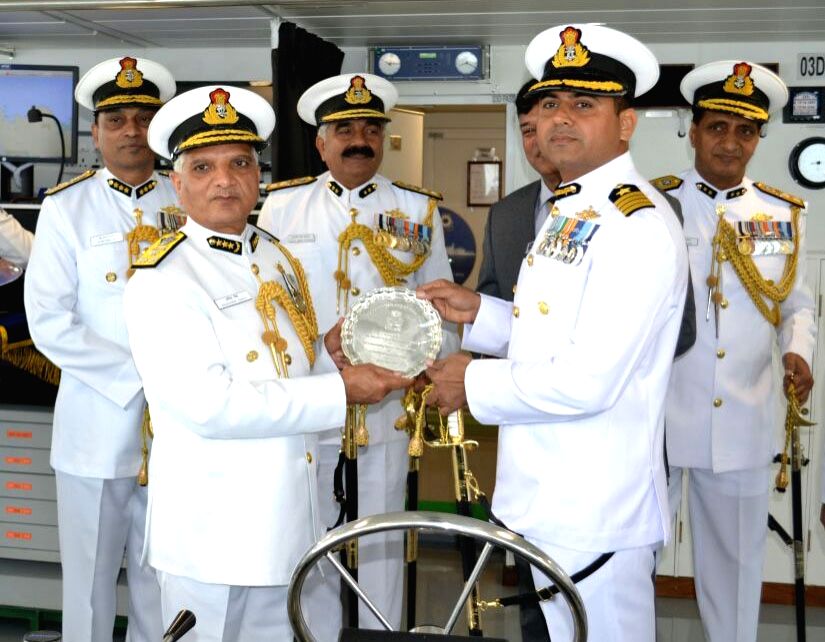 General Rajendra Singh commissions ship "Sujay