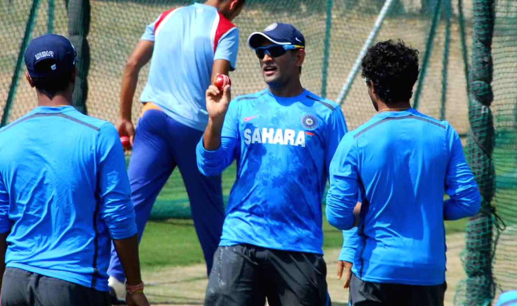 Practicing of Indian cricket players