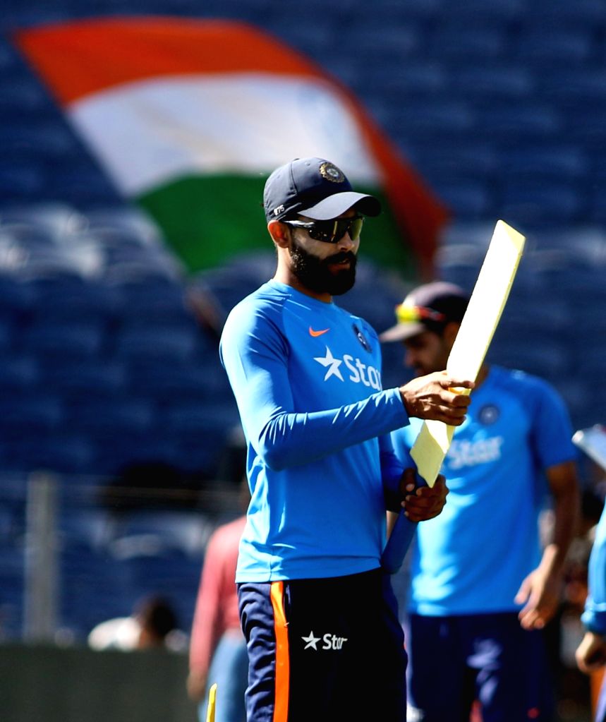Practice session - India - Ravindra Jadeja