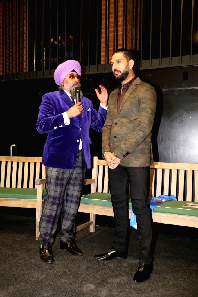 Yuvraj Singh at London charity event