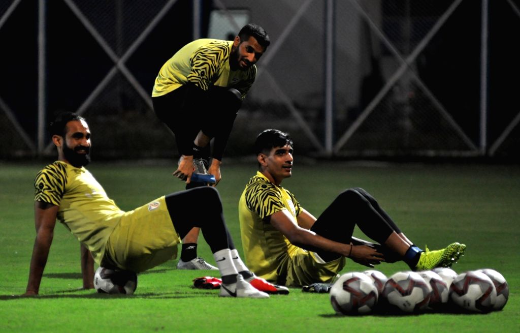 Indian football team - practice session