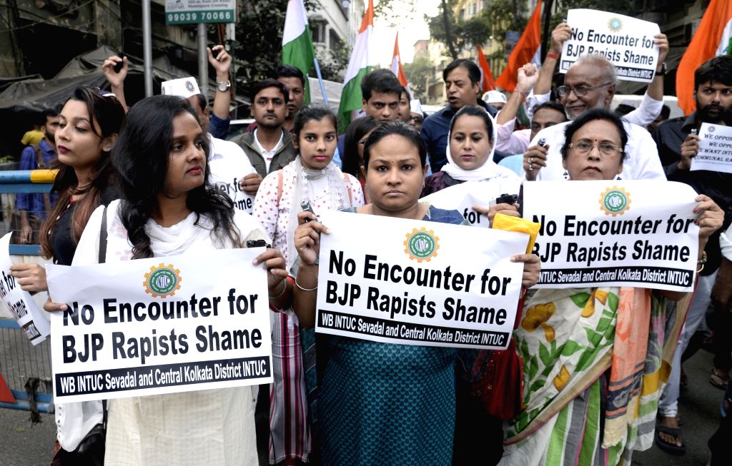 Protest on International Human Rights Day