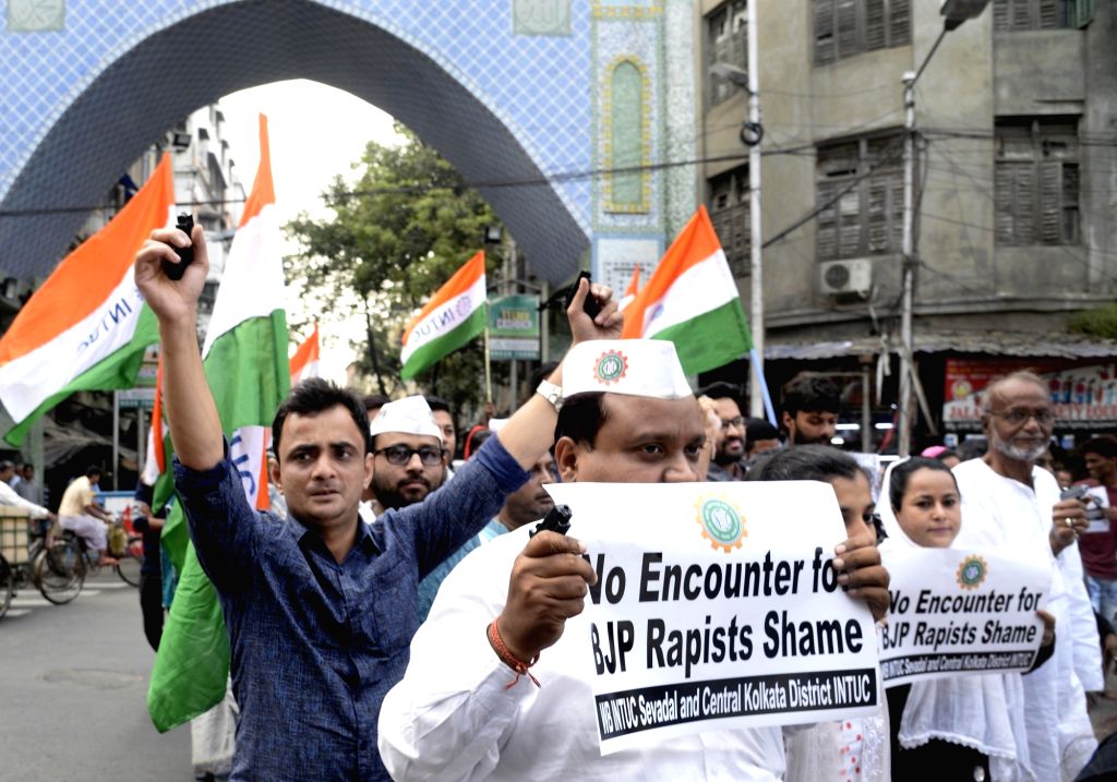 Protest on International Human Rights Day