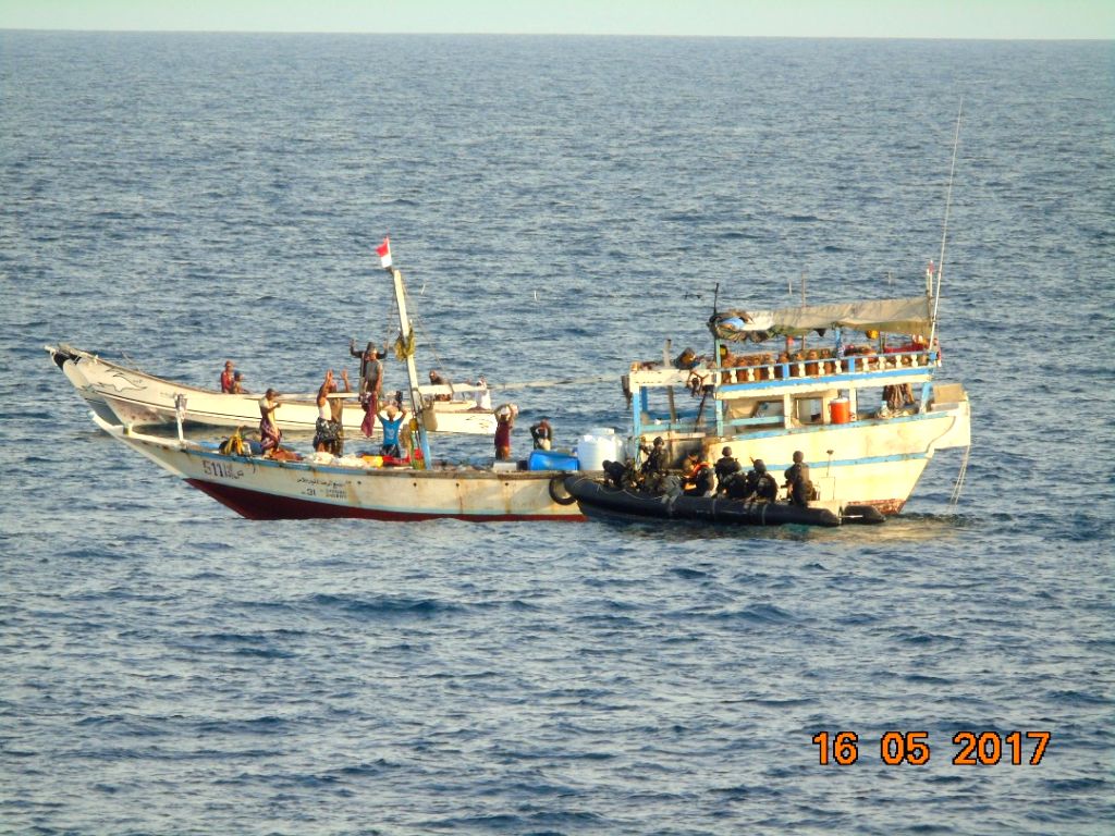Indian Navy foils piracy attempt in Gulf of Aden (Lead) ()