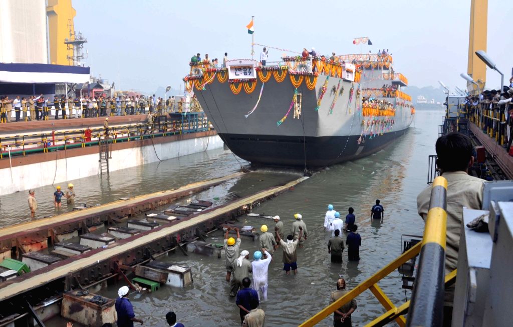 Indian Navy S Seventh Landing Craft Utility Launched