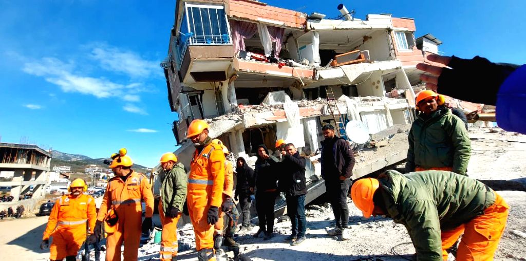 Indian NDRF team reached Gaziantep