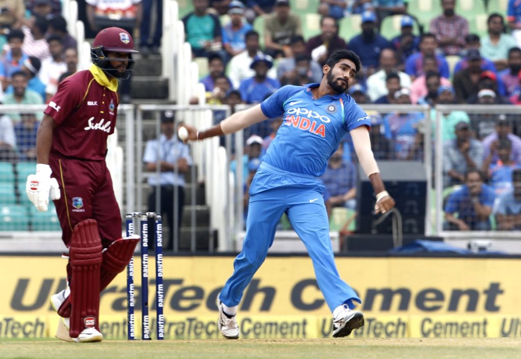 Jasprit Bumrah in action