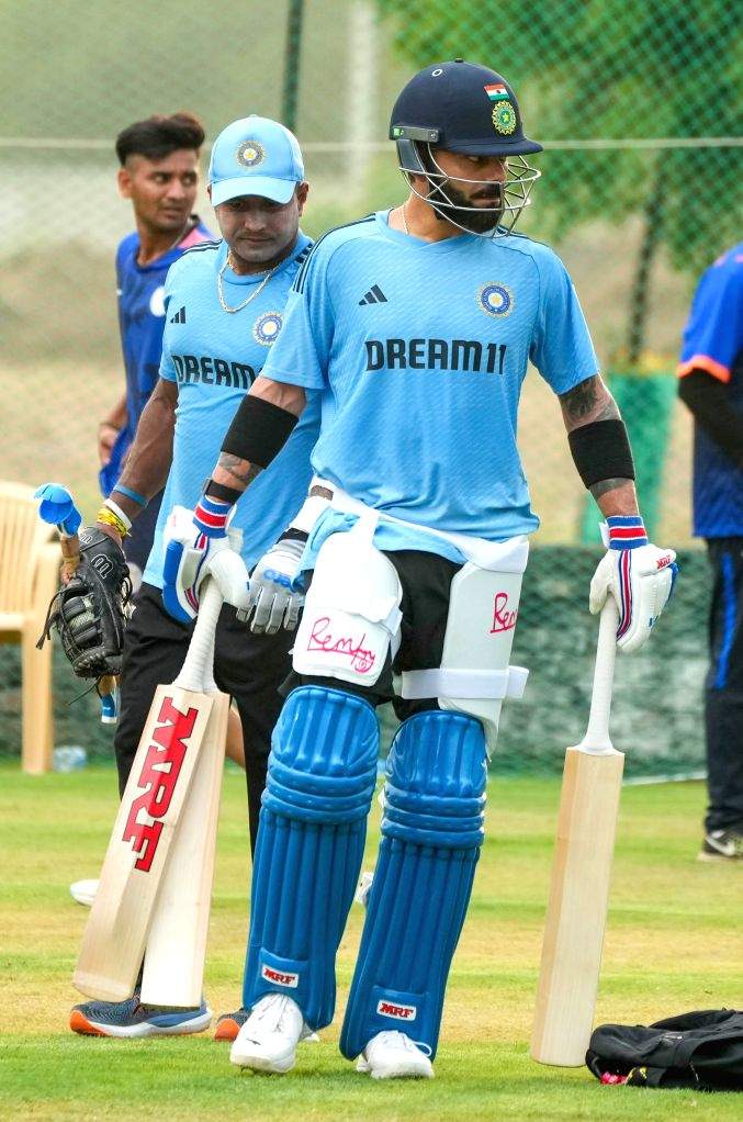 Indian players during practice Session