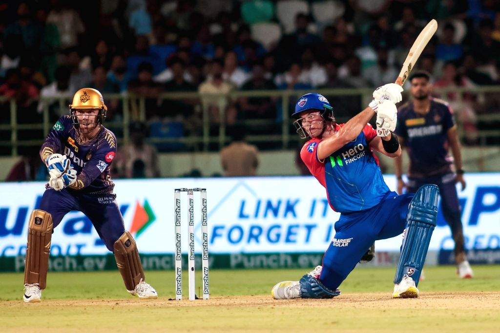 Indian Premier League cricket match between Delhi Capitals and Kolkata ...
