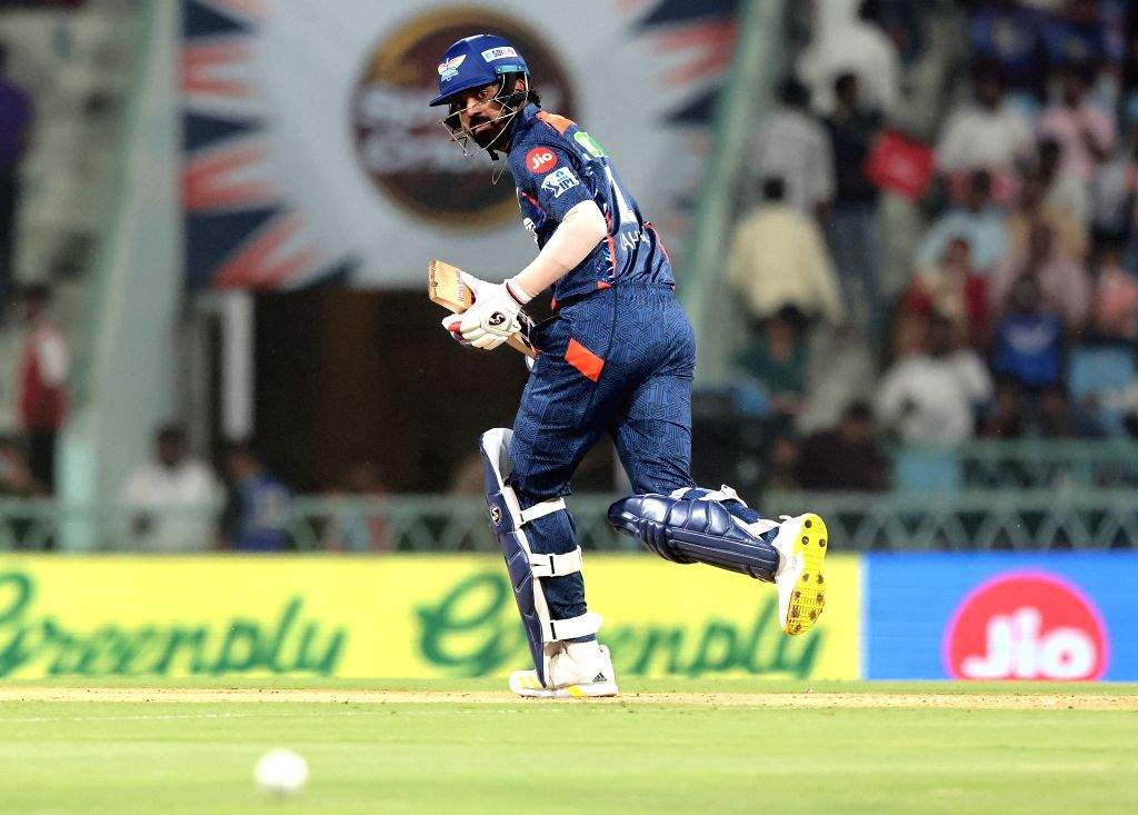 Indian Premier League (IPL) cricket match between Lucknow Super Giants ...