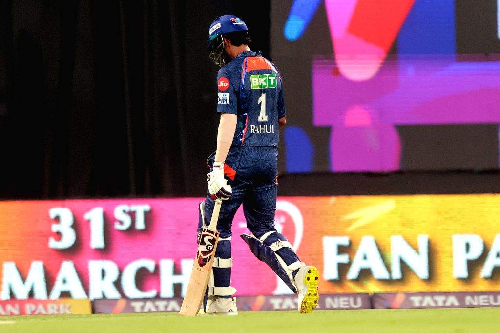 Indian Premier League (IPL) cricket match between Lucknow Super Giants ...