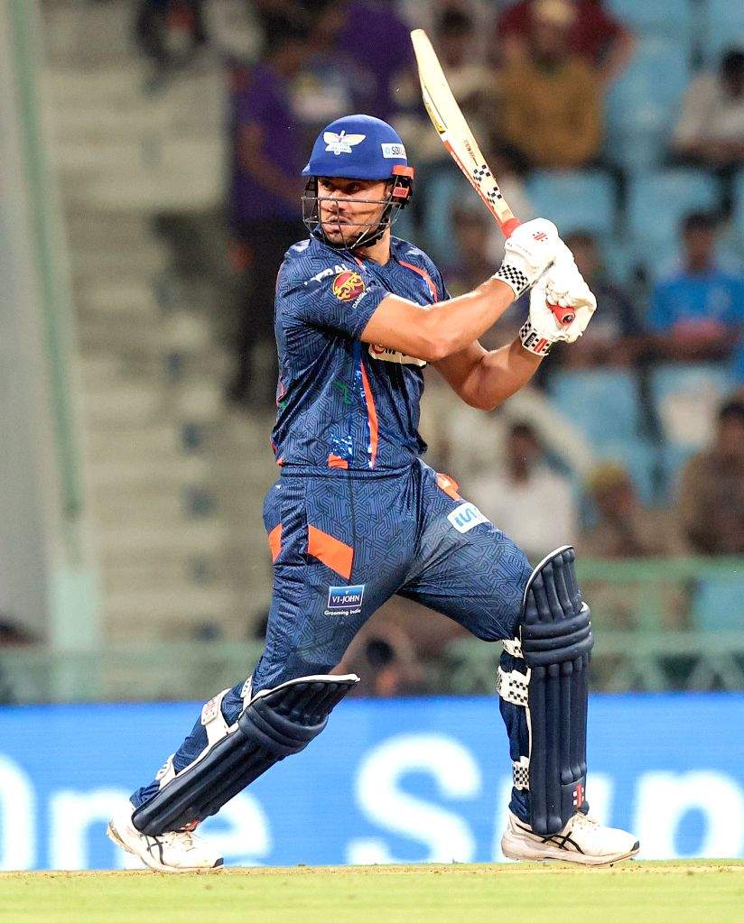 Indian Premier League (IPL) cricket match between Lucknow Super Giants ...