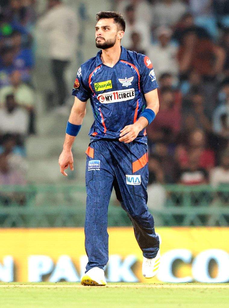 Indian Premier League (IPL) cricket match between Lucknow Super Giants ...