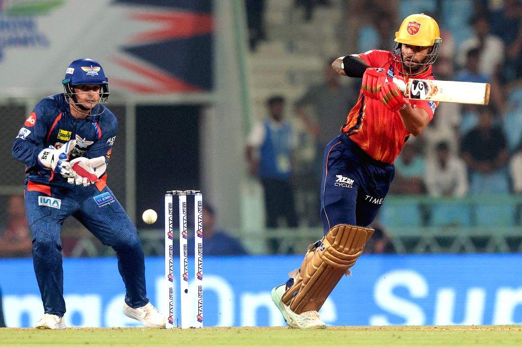 Indian Premier League (IPL) cricket match between Lucknow Super Giants ...