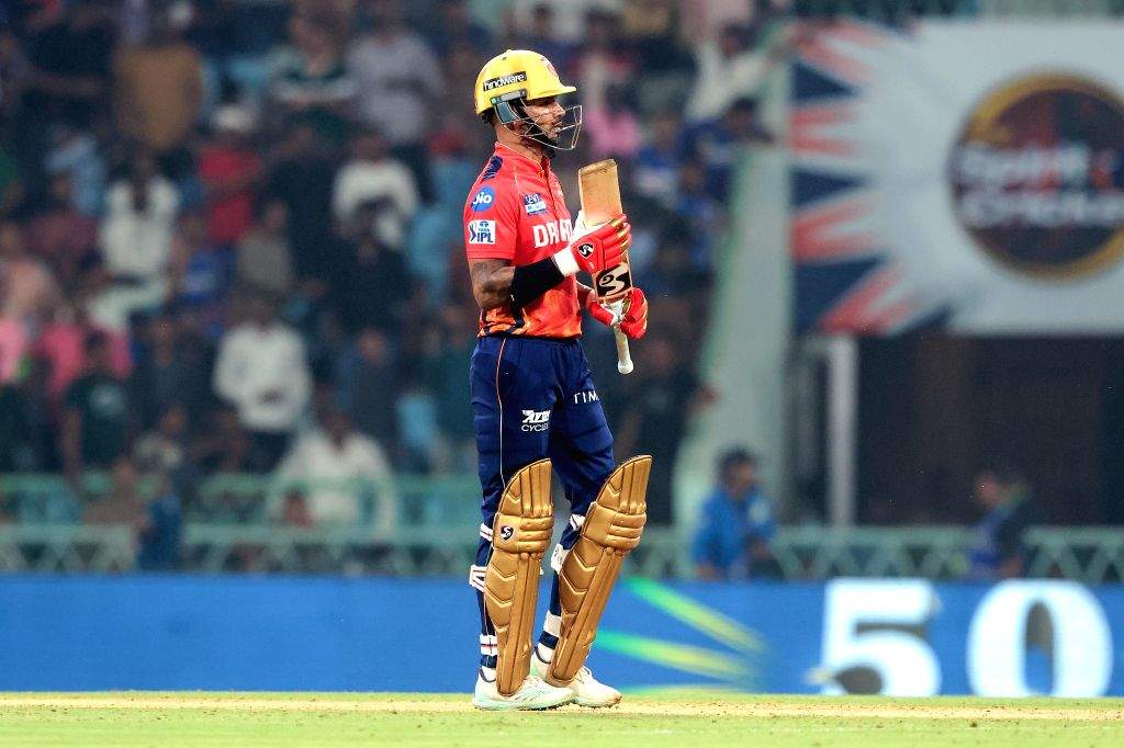 Indian Premier League (IPL) cricket match between Lucknow Super Giants ...