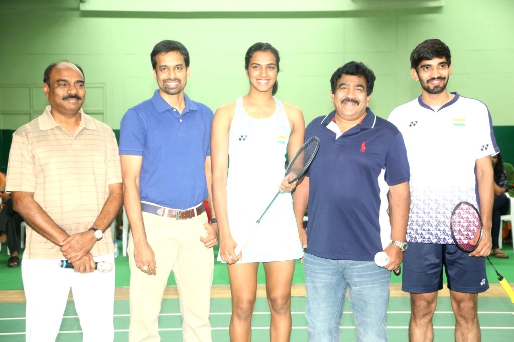 Fncc Shuttle Court Launch - P.v Sindhu and Gopichand