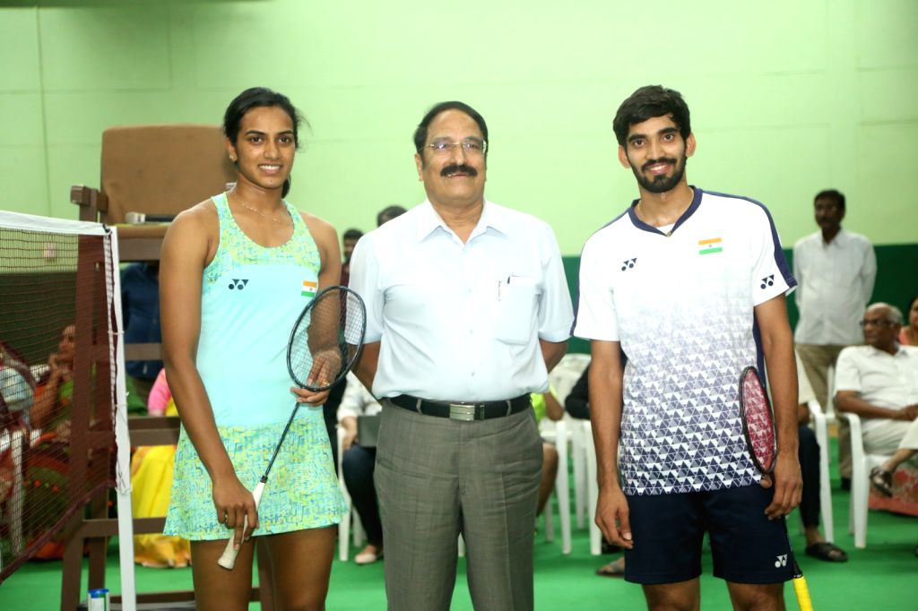 Fncc Shuttle Court Launch - P.v Sindhu and Gopichand