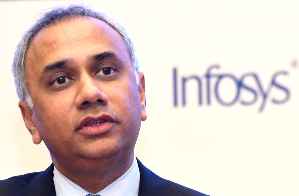 Infosys press conference