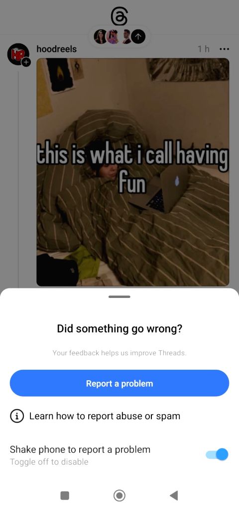 Insta's 'rage shake' feature also available in Threads