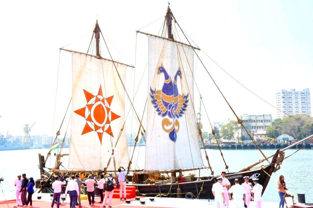 INSV Kaundinya Flag-In Ceremony at Naval Dockyard