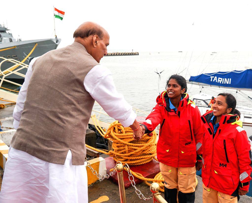 INSV Tarini flagging-off ceremony in Vasco Da Gama