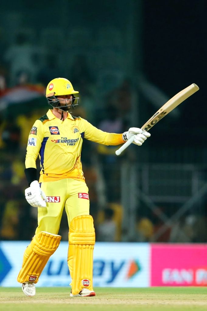 Free Photo : IPL 2023: Jadeja's 3/22, Conway's unbeaten 77 help CSK ...