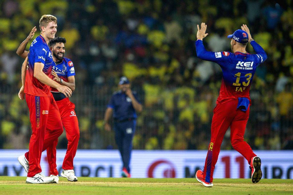 IPL 2024 match between Chennai Super Kings and Royal Challengers Bengaluru
