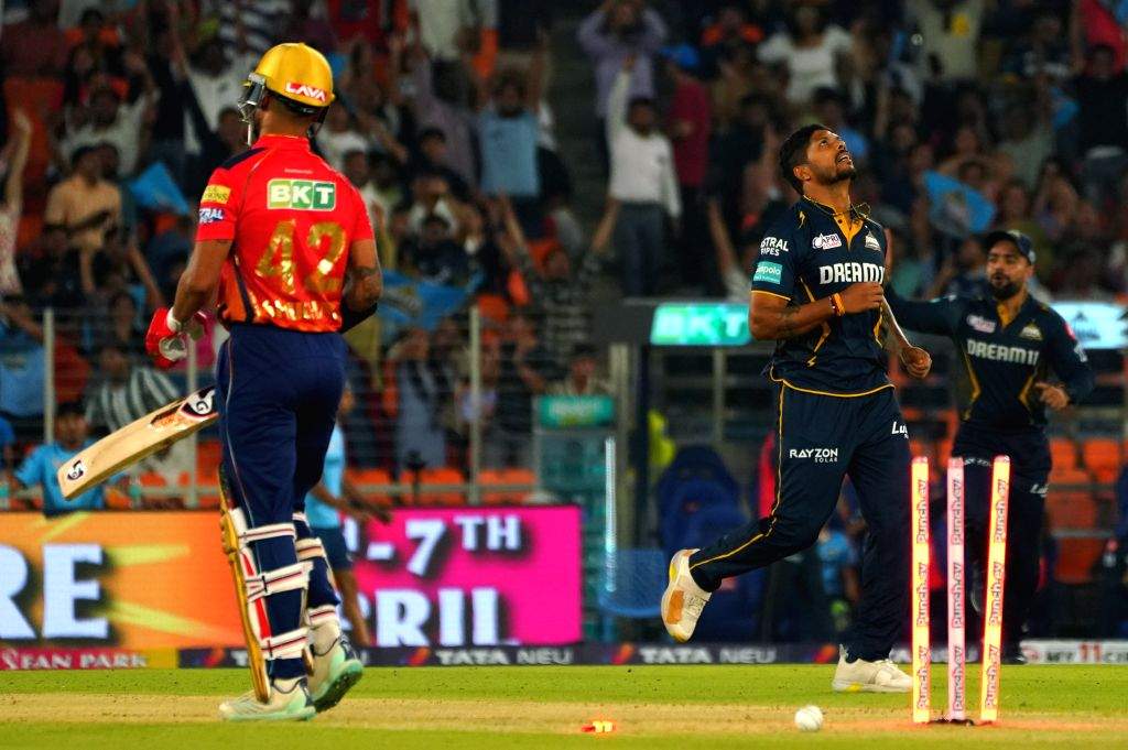 (IPL) Indian Premier League cricket match between Gujarat Titans and ...