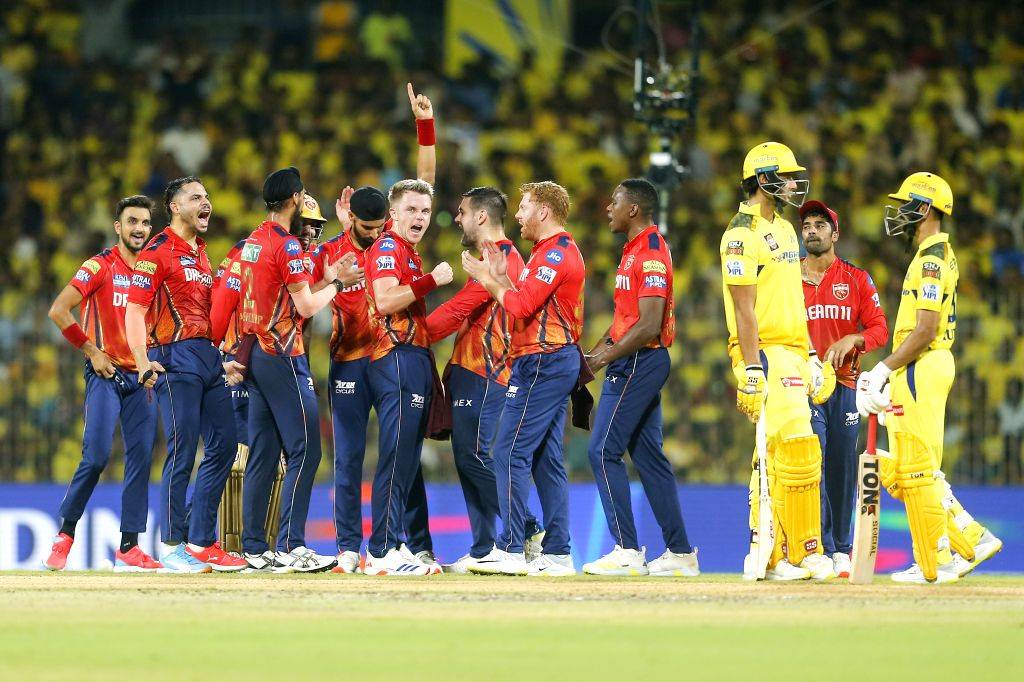 IPL match between Chennai Super Kings and Punjab Kings at MA ...